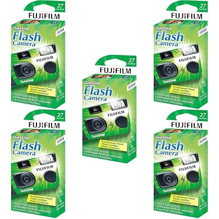 Amazon.com : Fujifilm QuickSnap Flash 400 Disposable 35mm Camera ...