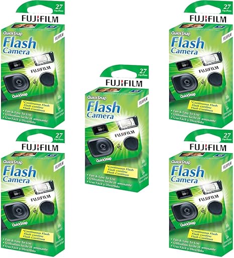 Amazon.com: Fujifilm QuickSnap Flash 400 One Time Use 35mm Camera with ...