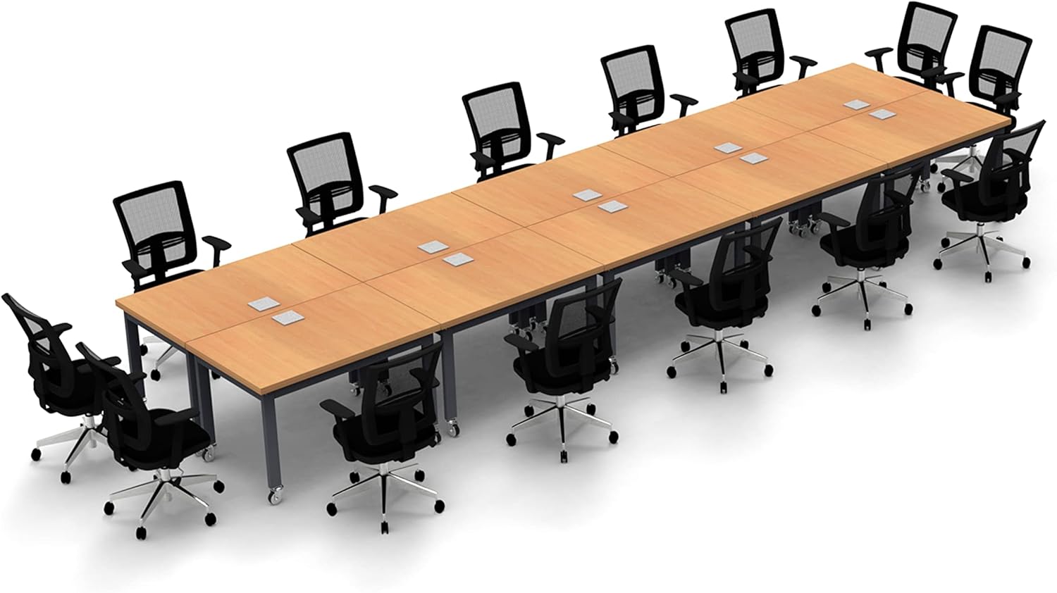 Amazon.com: TEAMtime Conference Meeting Seminar Tables and Seating ...