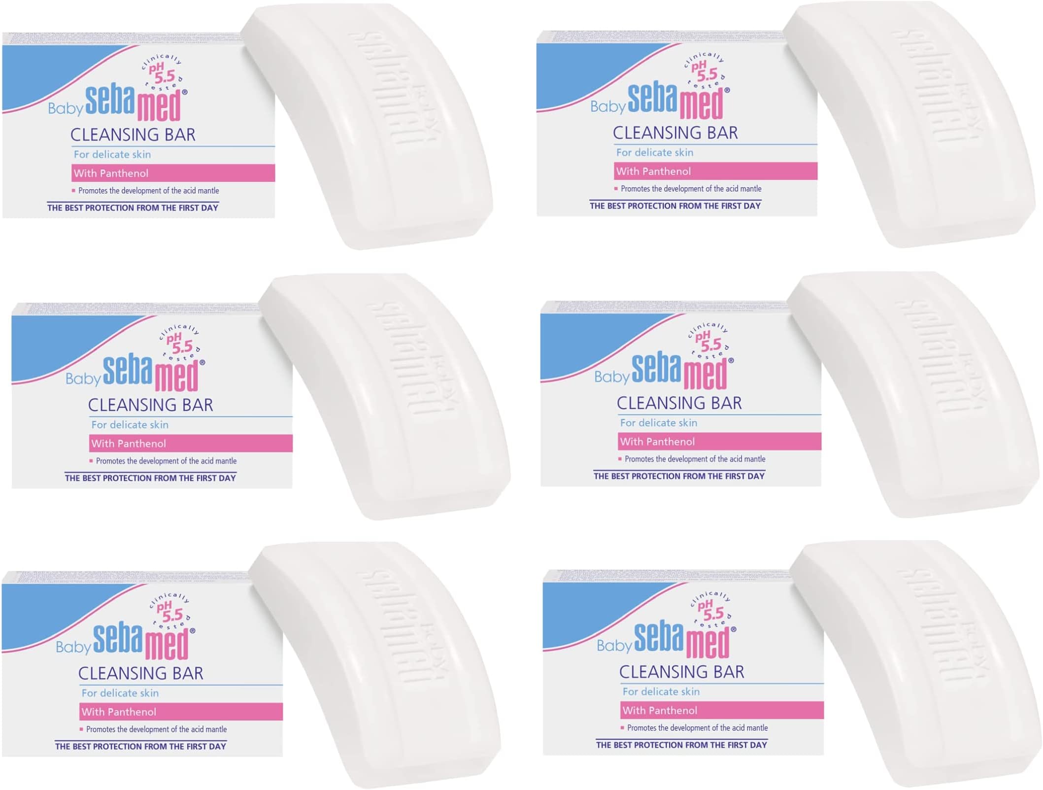 Sebamed Baby Cleansing Bar 100gm x 6 pcs: Buy Online at Best Price in ...
