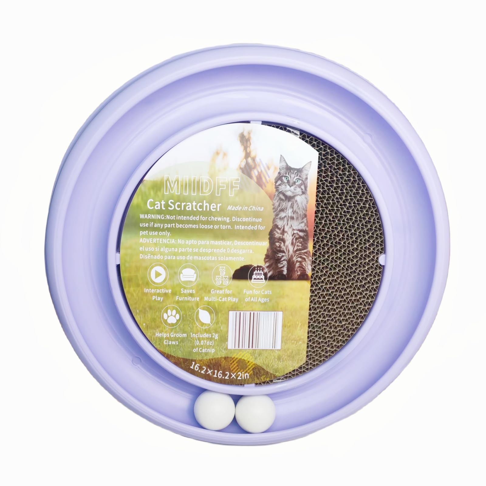 Round Cat Scratcher Toy,Cat Scratching Balls,Cat Toys Ball Track ...