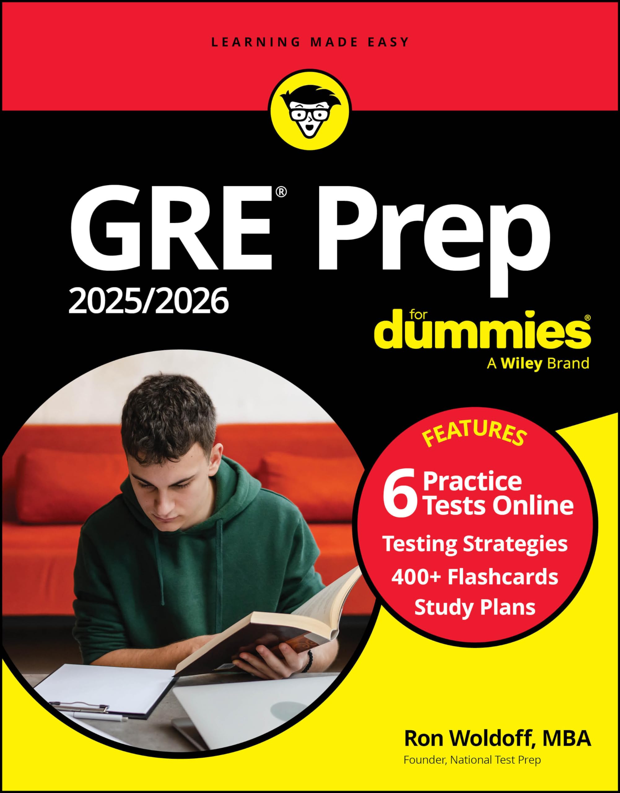 GRE Prep 2025/2026 For Dummies: Book + 6 Practice Tests + 400 ...