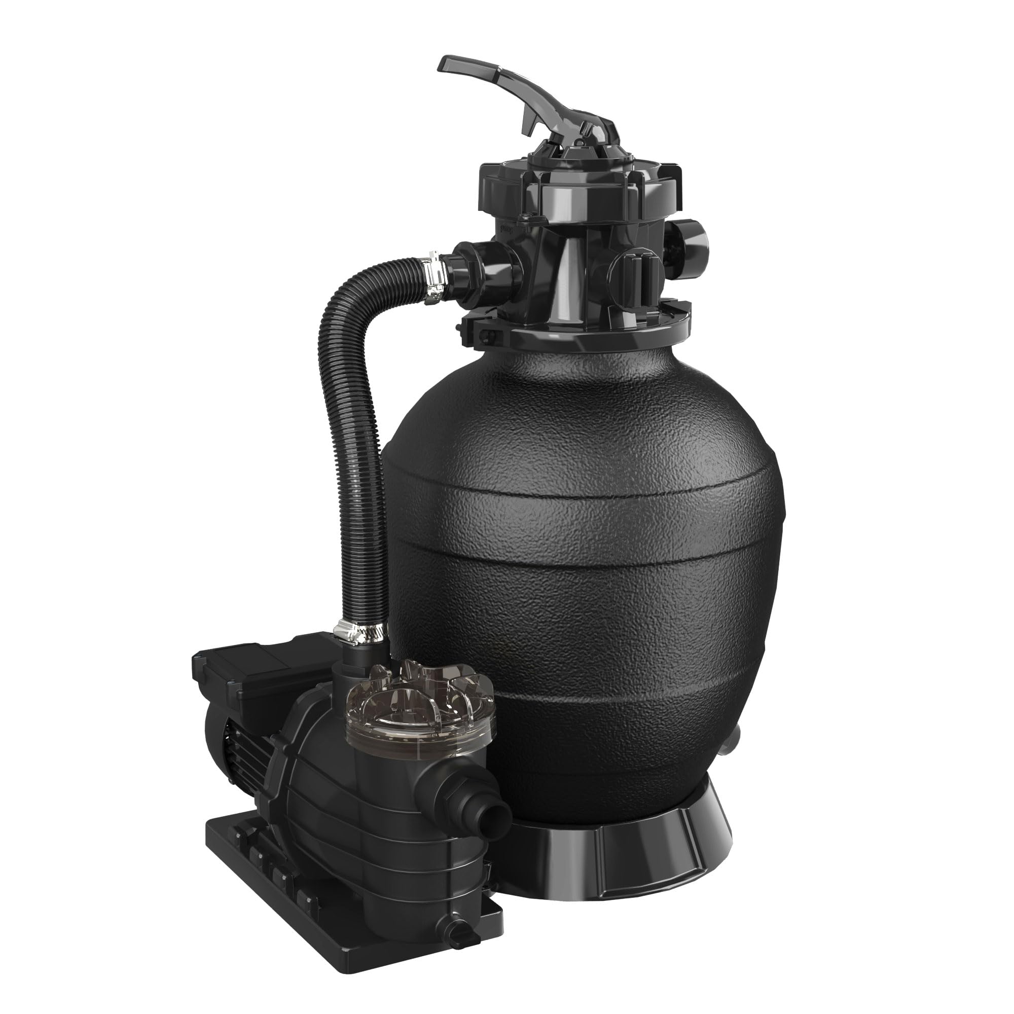Buy FOTING 10'' Above Ground Swimming Pool Sand Filter System 6-Way ...