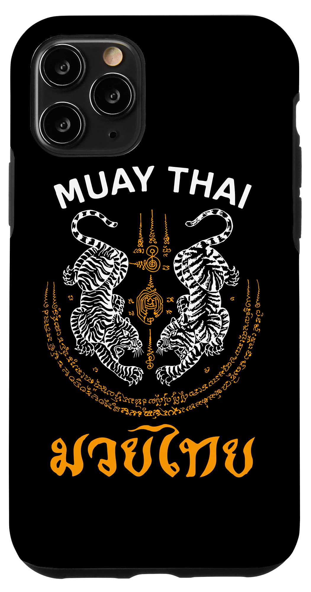 Buy iPhone 11 Pro Twin Tiger Sak Yant Muay Thai Tattoo Tiger Boxing ...