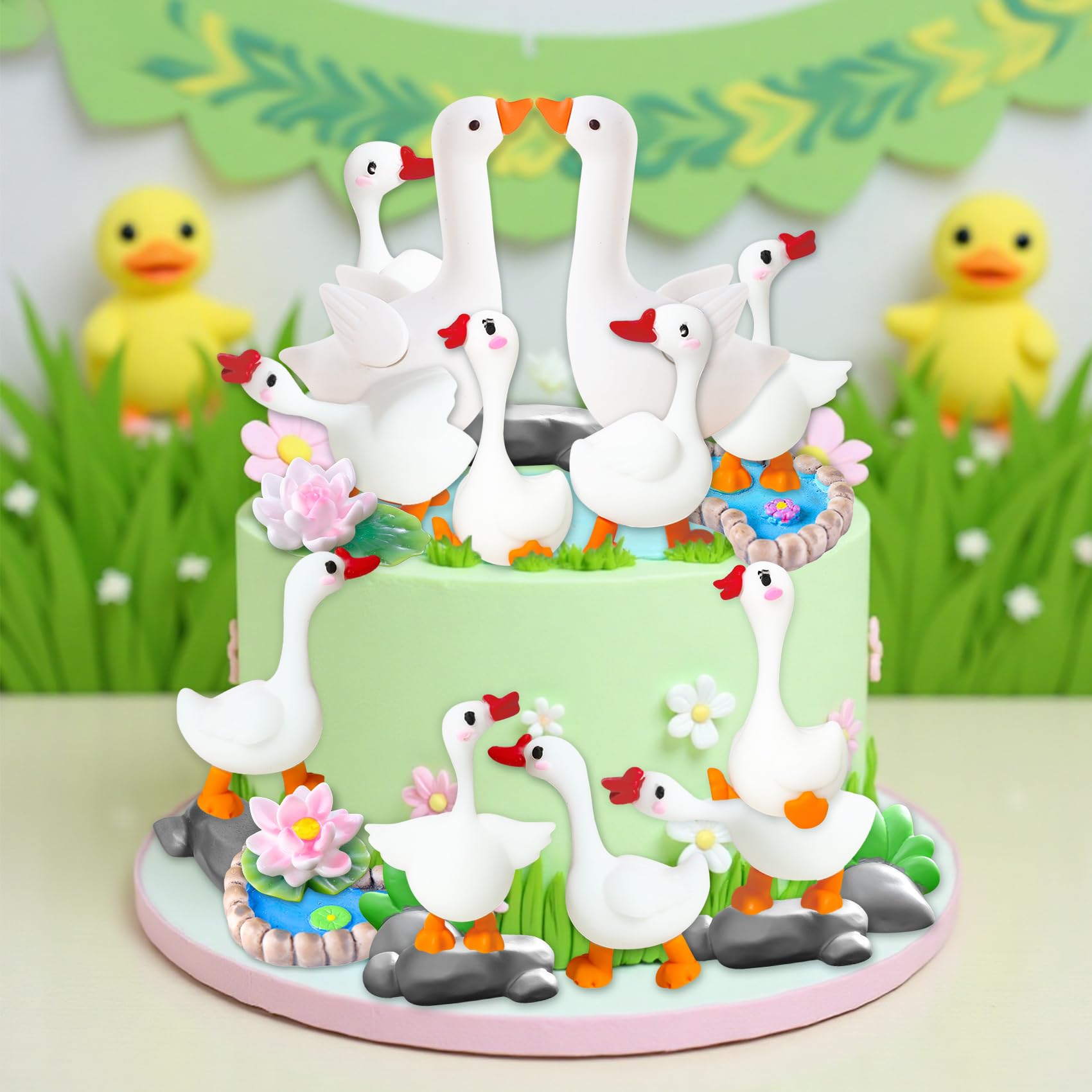 Snapklik.com : 25Pcs One Silly Goose Birthday Cake Topper Silly Goose ...
