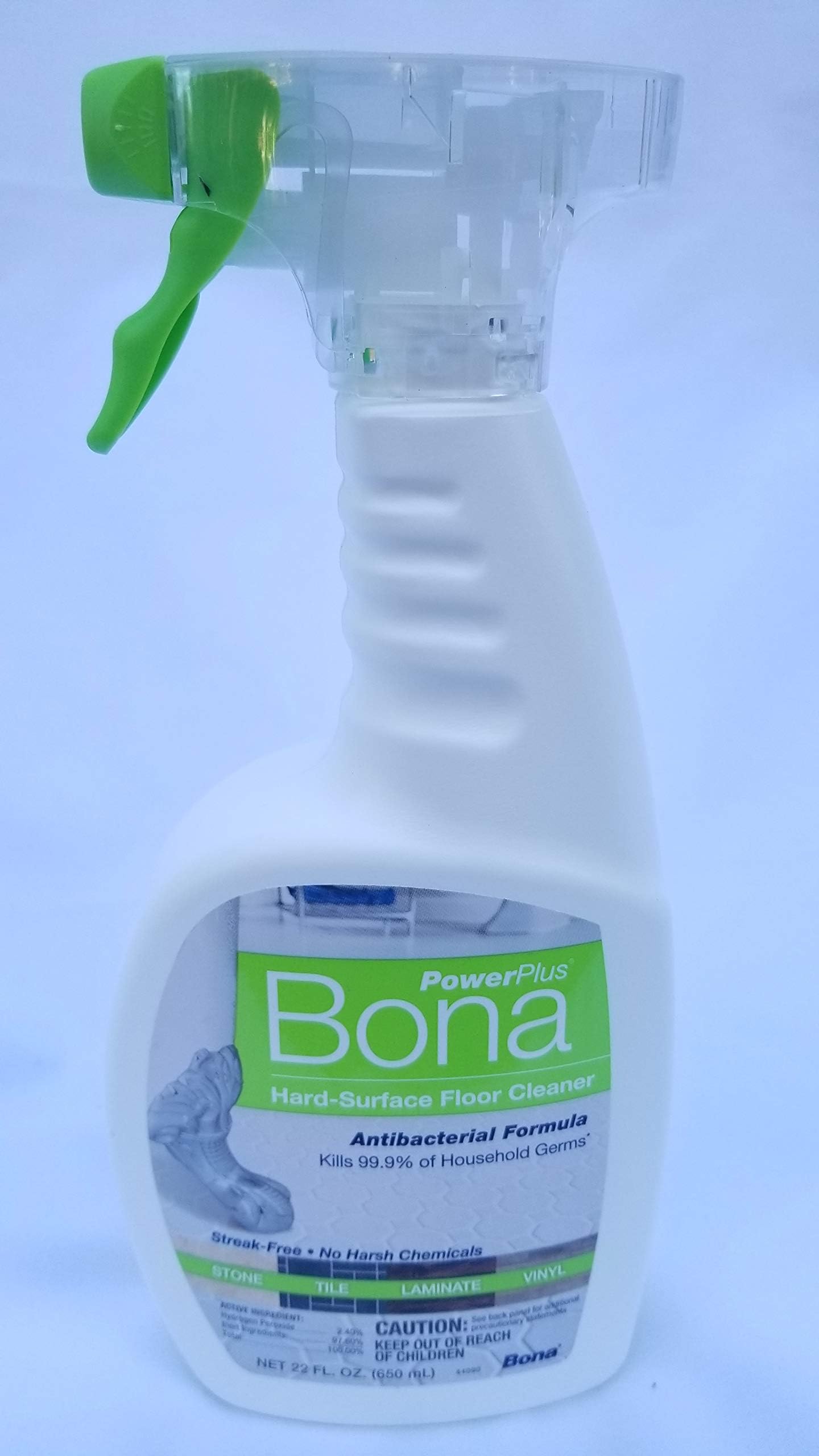 Amazon.com: Bona PowerPlus Antibacterial Multi-Surface Floor Cleaner ...