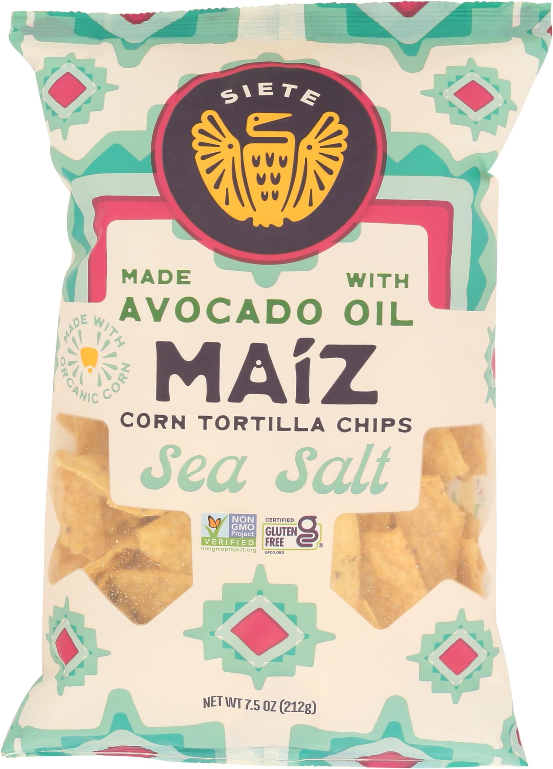 Amazon.com: Siete Maiz Totopos Corn Tortilla Chips | Blue Corn | Gluten ...