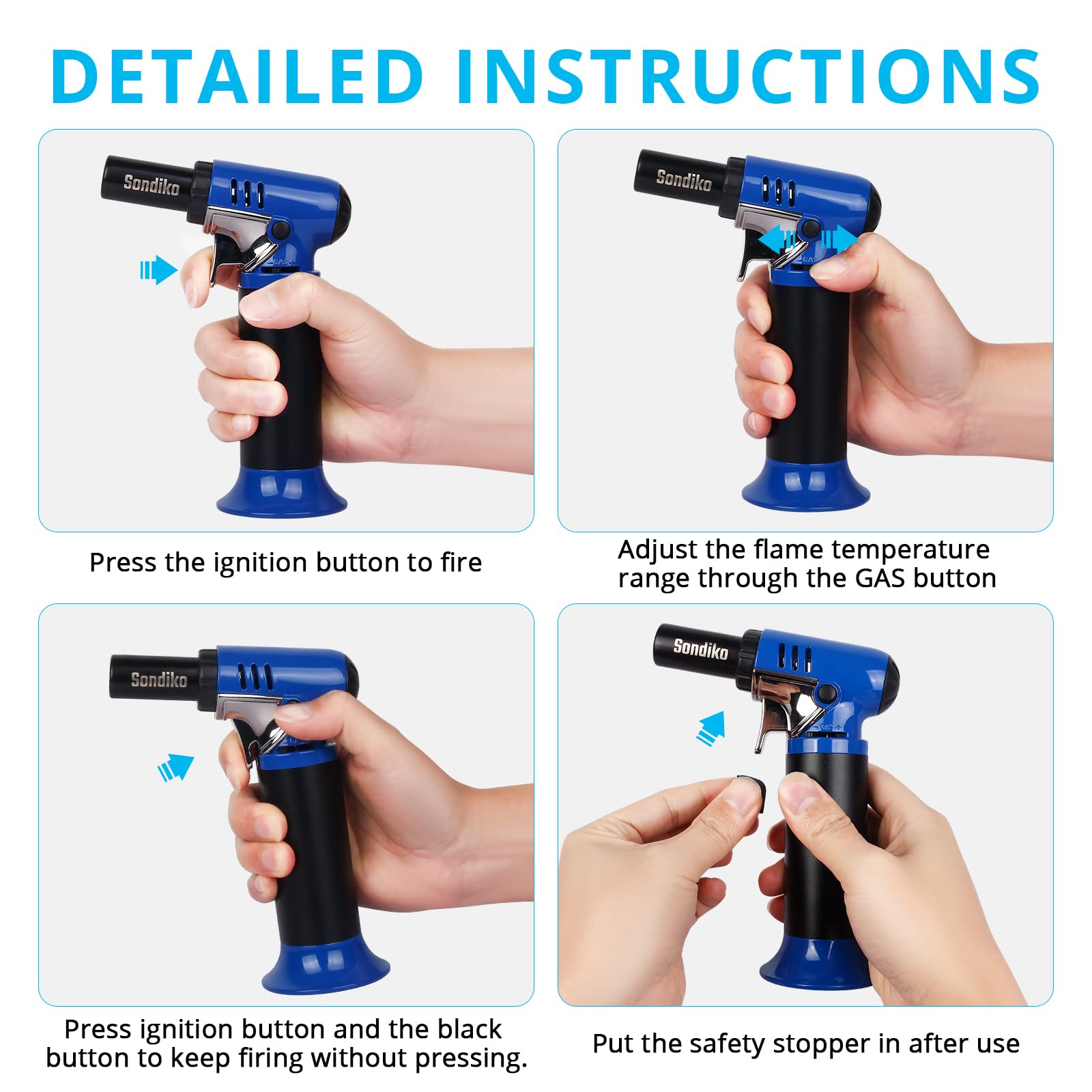 Snapklik.com : Sondiko Butane Torch