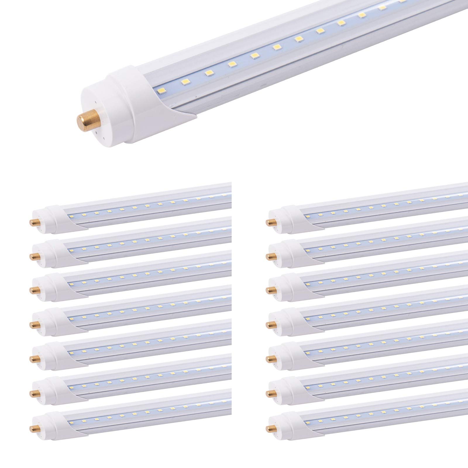 15 Pack 4ft 24w T8 LED Tube Light Shop Light White Daylight 6000k T8 ...