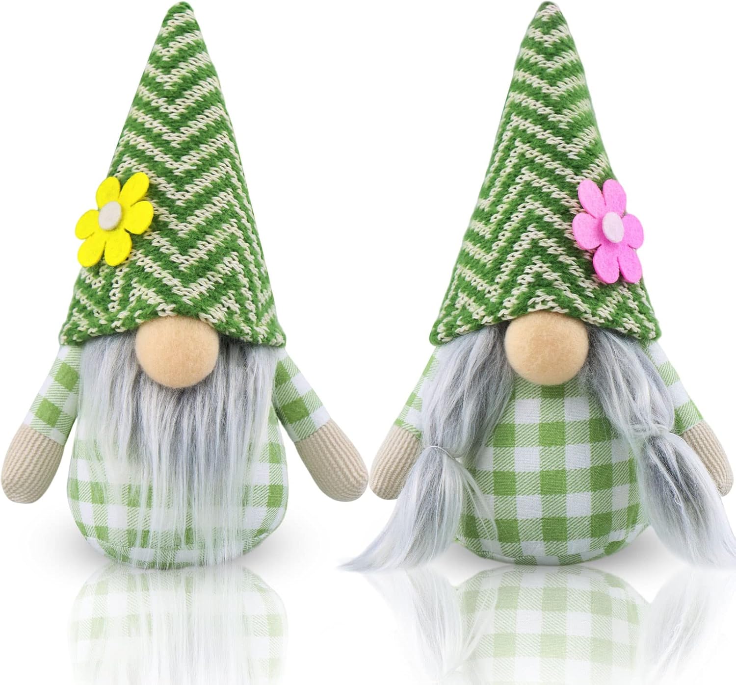 Gehydy Set of 2 Spring Gonk Plush Summer Flower Decoration Gnomes Gift ...