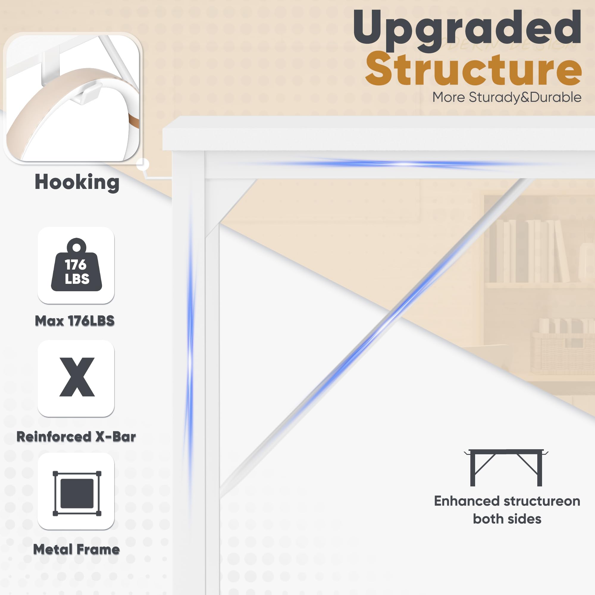 Snapklik.com : Shahoo Computer Desk 40 Inch Small Office Writing Work ...