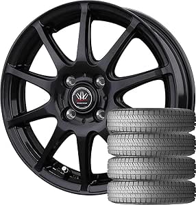 Amazon | 【スタッドレスタイヤ･ホイール 4本セット】 ブリヂストン(BRIDGESTONE) ブリザックVRX 2 155/65R14 + RS-10 (14×4.5J 4-100 ...
