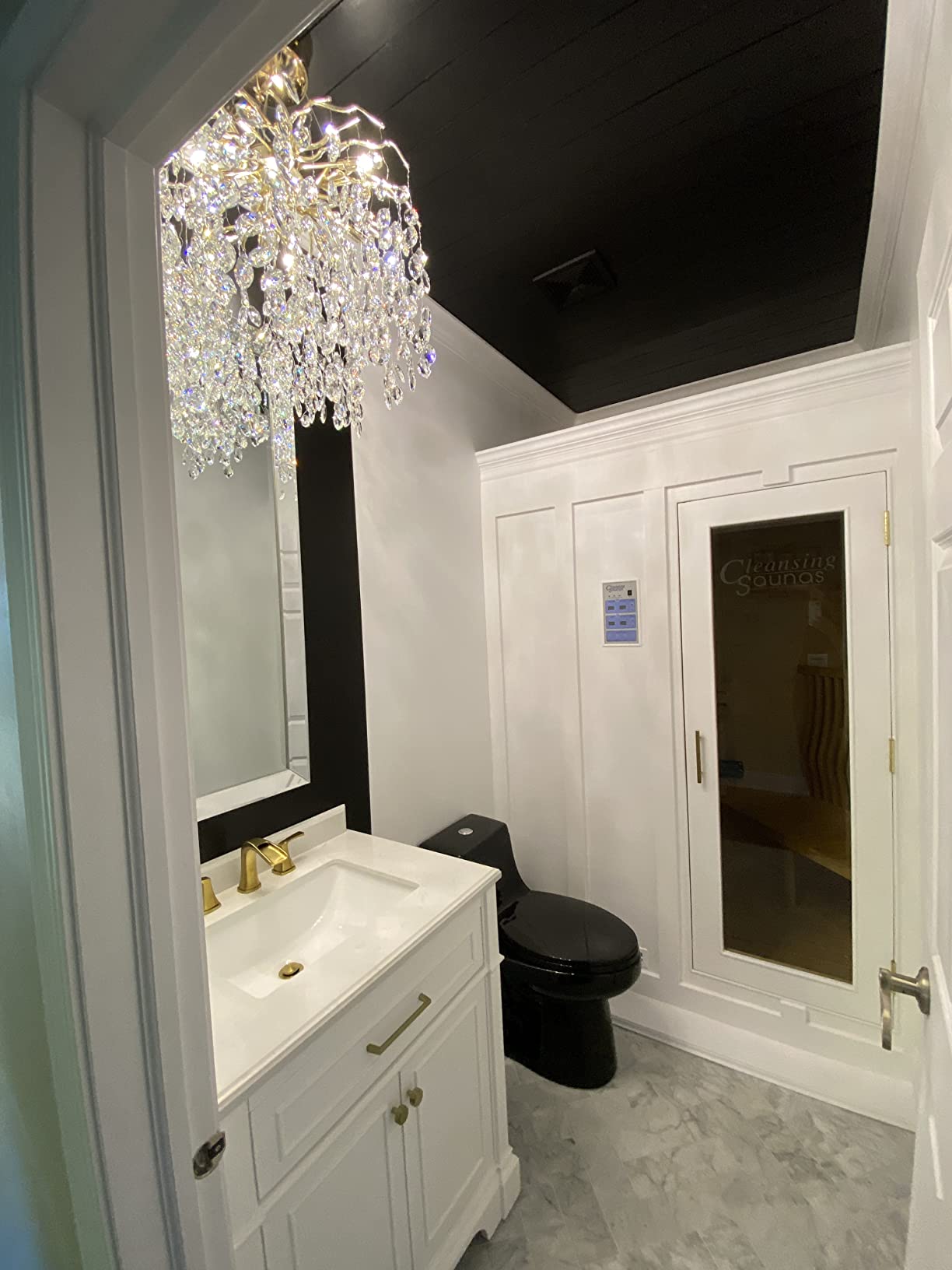 $34/mo - Finance Akeelighting Gold Crystal Chandelier Lighting Linear ...