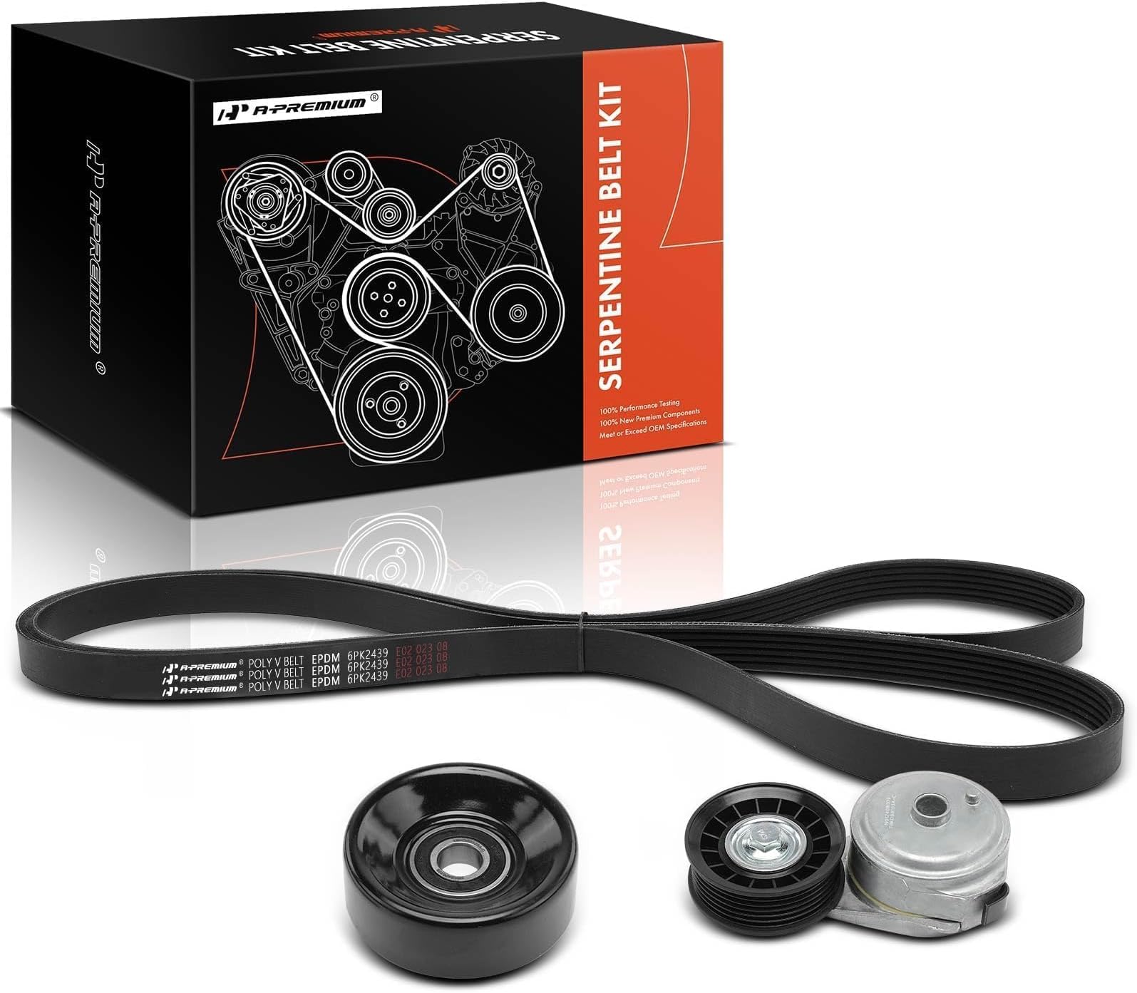 Amazon.com: A-Premium Engine Serpentine Belt Drive Kit Compatible with ...