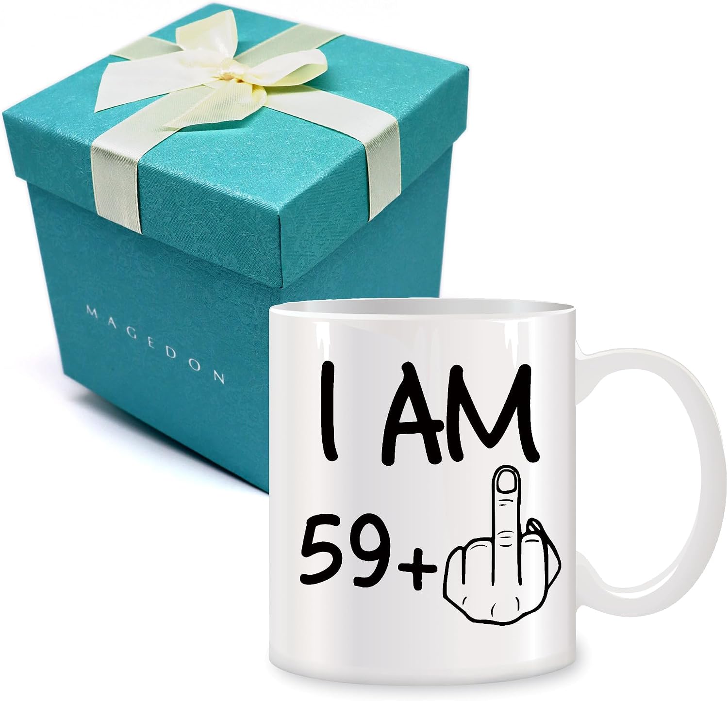 MAGEDON 60th Birthday Gifts for Men Women, 60 Years Old Gifts Presents ...