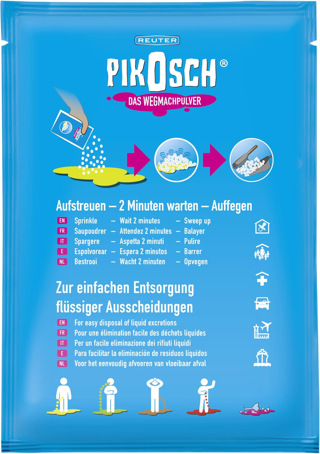 S-Pro TurboAbsorber 500ml Pulver - Mehrzweck Superabsorber bindet ...