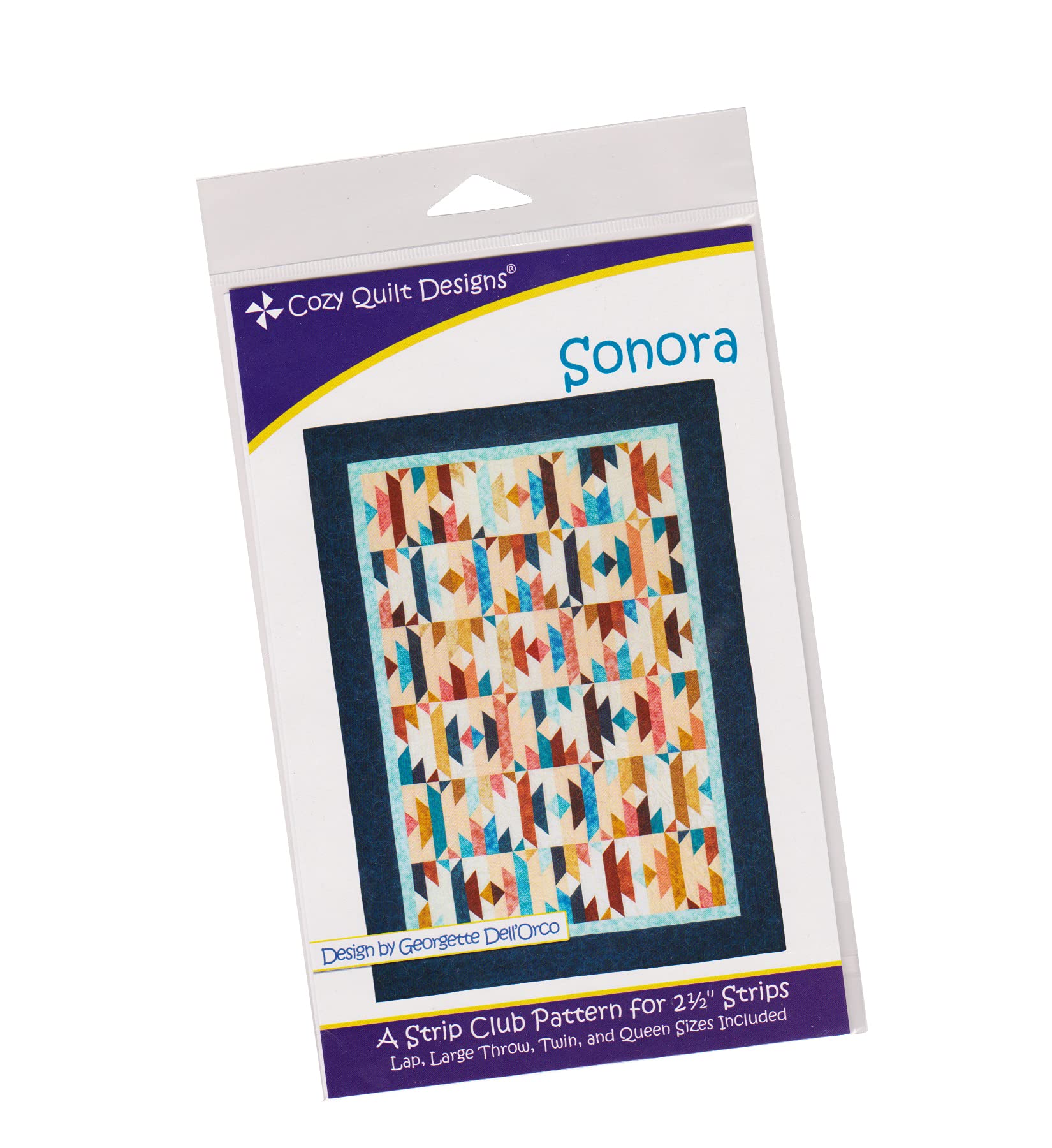 Cozy Quilt Designs Strip Club Pattern Sonora Includes Instructions Four ...