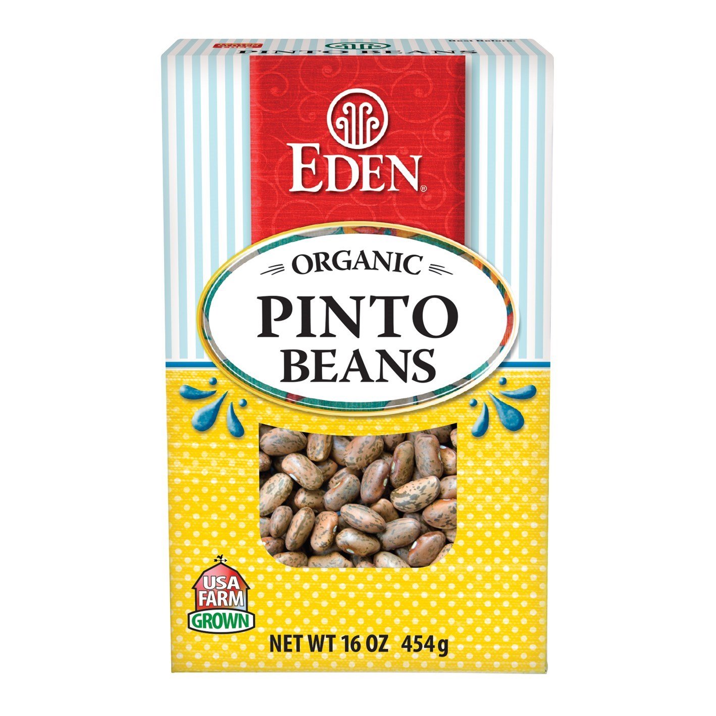Amazon.com : Eden Organic Pinto Beans, 16-Ounce Boxes (Pack of 6 ...