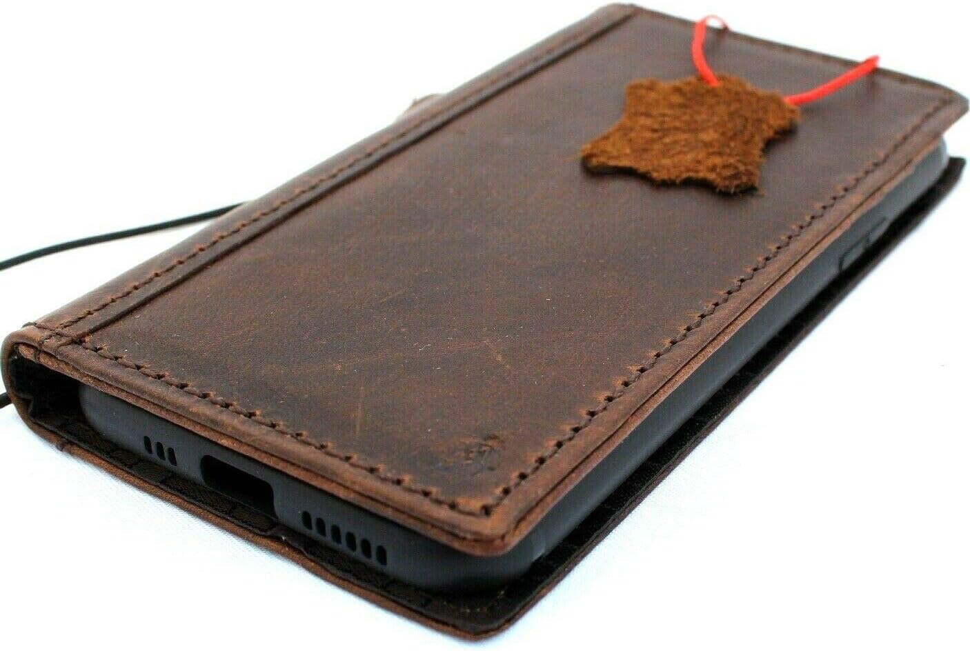 Amazon.com: JAFO Genuine Leather Case for iPhone 11 Pro Book Wallet ...