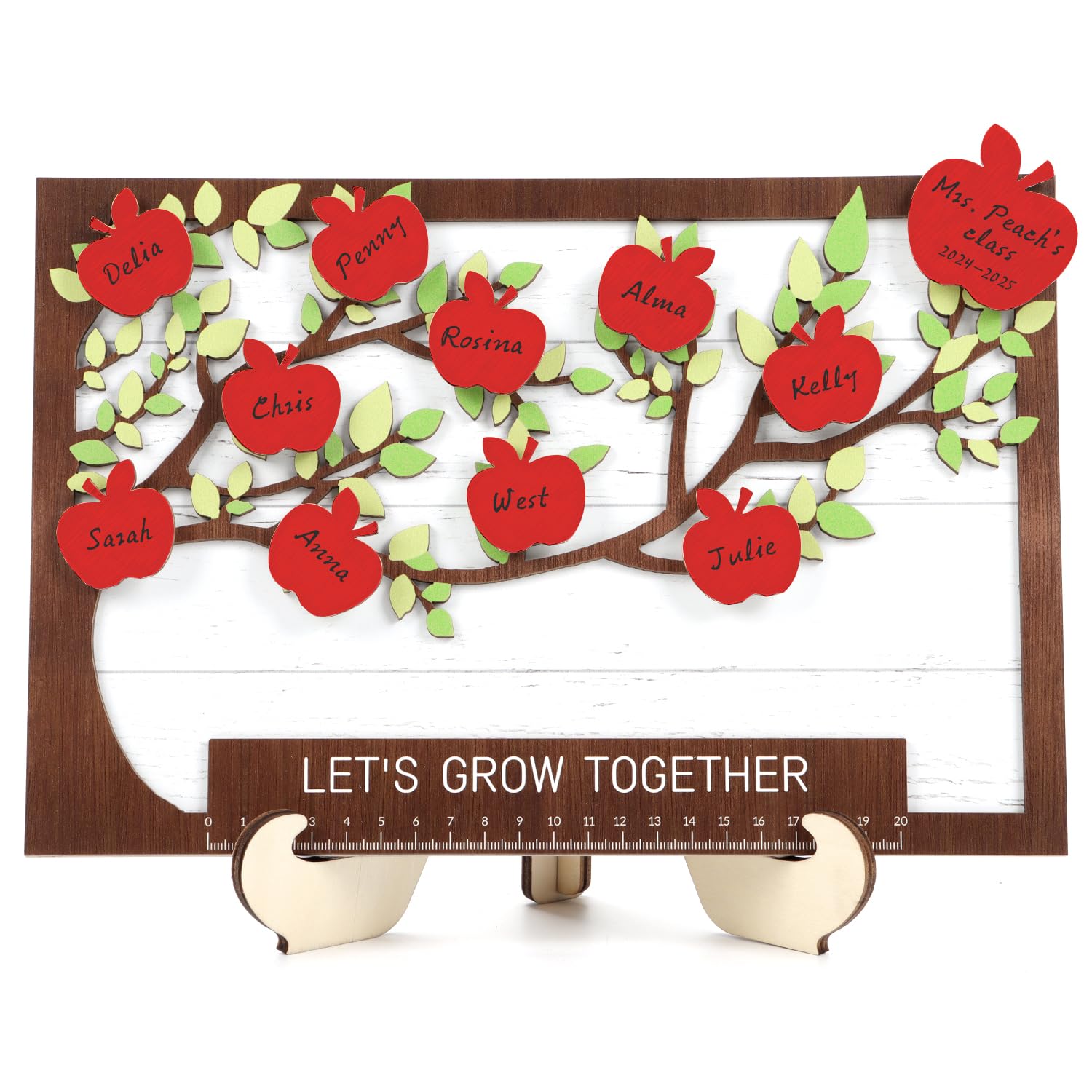 Amazon.com: HOURIA 3D Personalized Apple Tree Classroom Desk ...