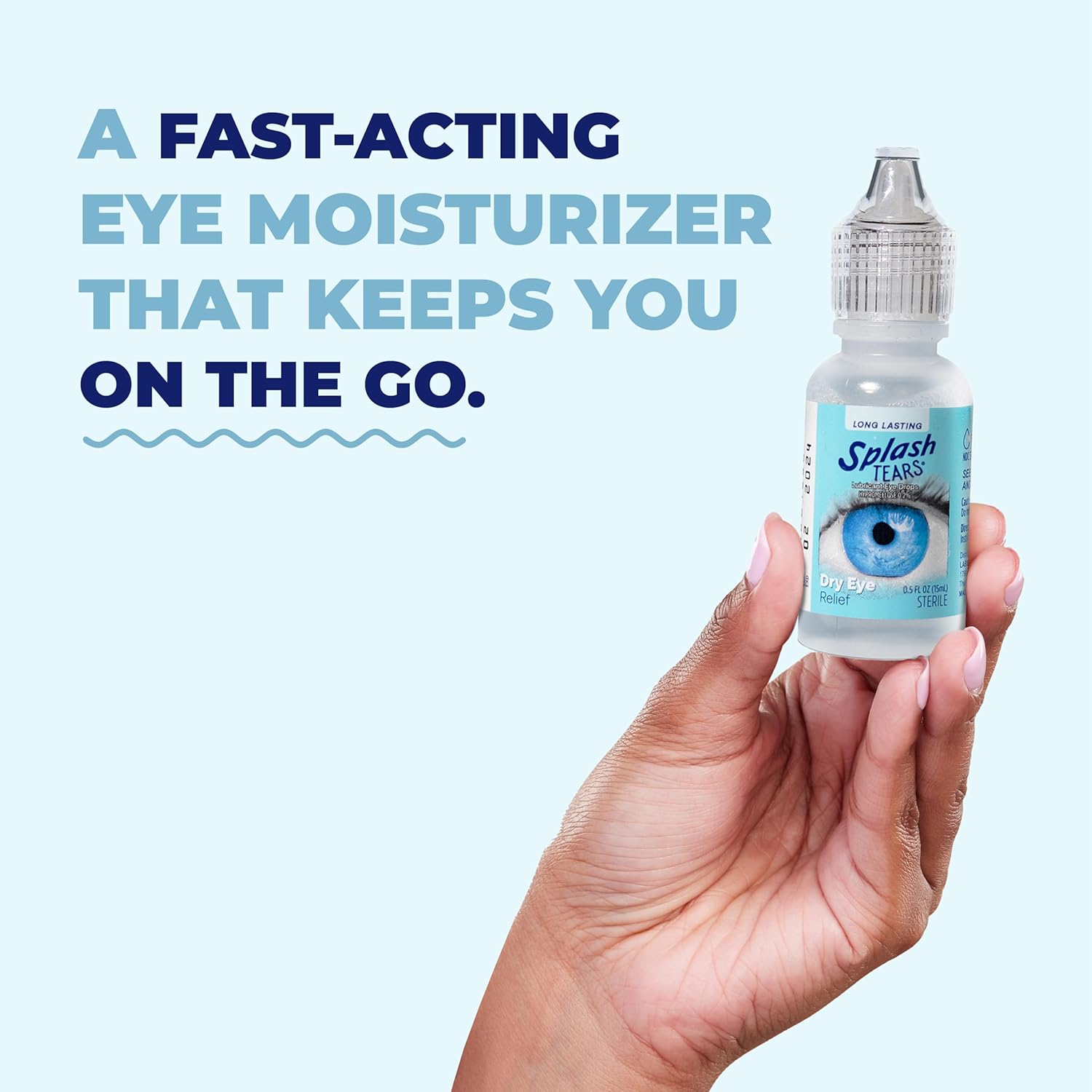 Splash Tears, Gotas lubricantes para ojos secos, fórmula de acción ...