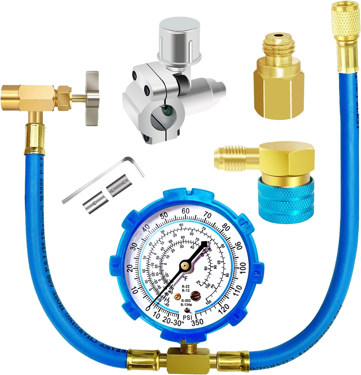 Amazon.com: Boltigen R134A Refrigerant Recharge Kit, Refrigerator Freon ...