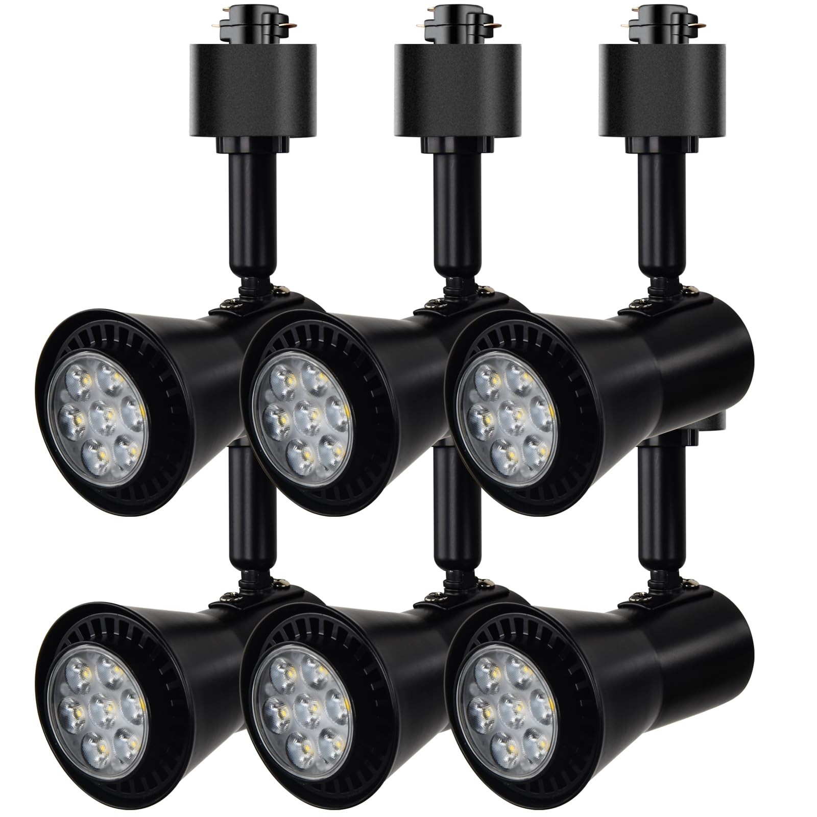 AOAXL Track Light Heads H Type Track Lighting Heads with GU10 Bulb ...