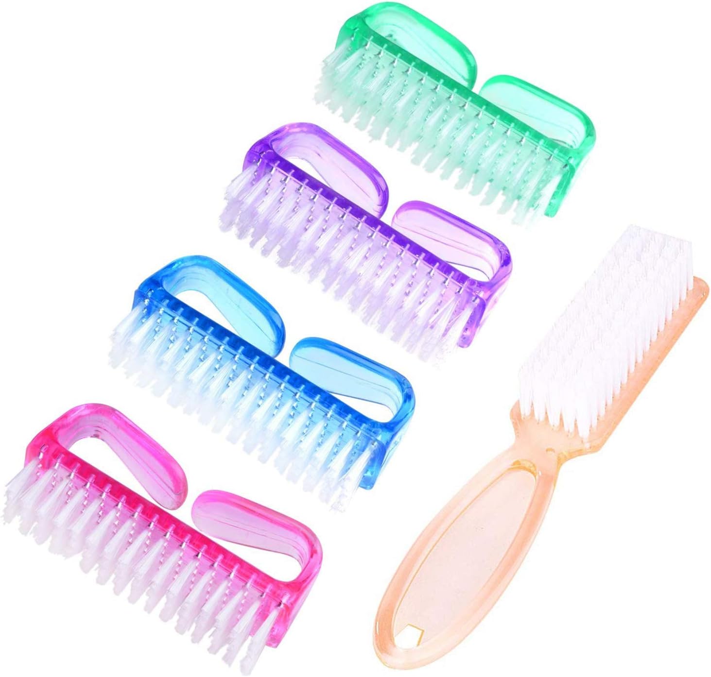 Amazon.com : Konex Non-Slip Wooden Two-sided Hand and Nail Brush ...