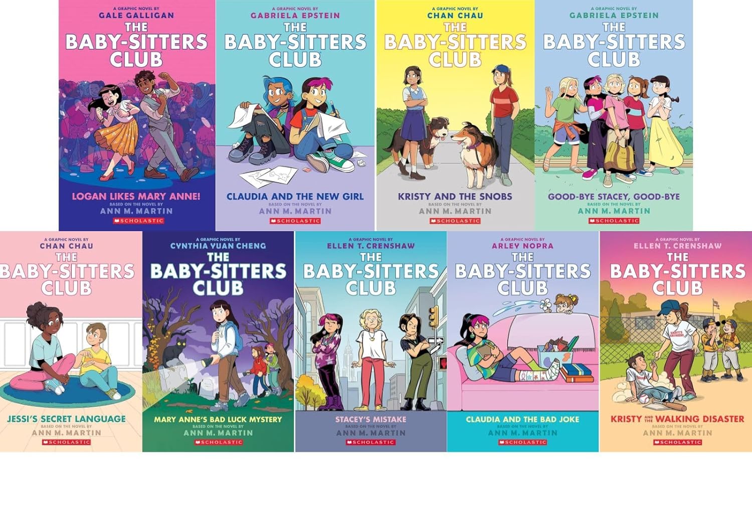 The Baby-sitters Club (Book #8 - Book #16) Graphic Novel Collection Set ...