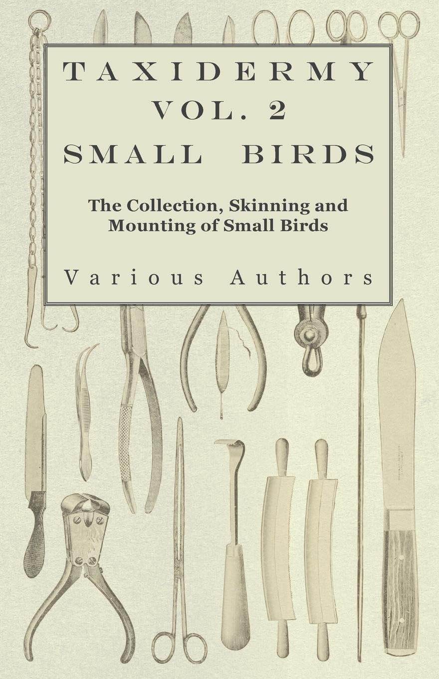 Taxidermy Vol. 2 Small Birds - The Collection, Skinning and Mounting of ...