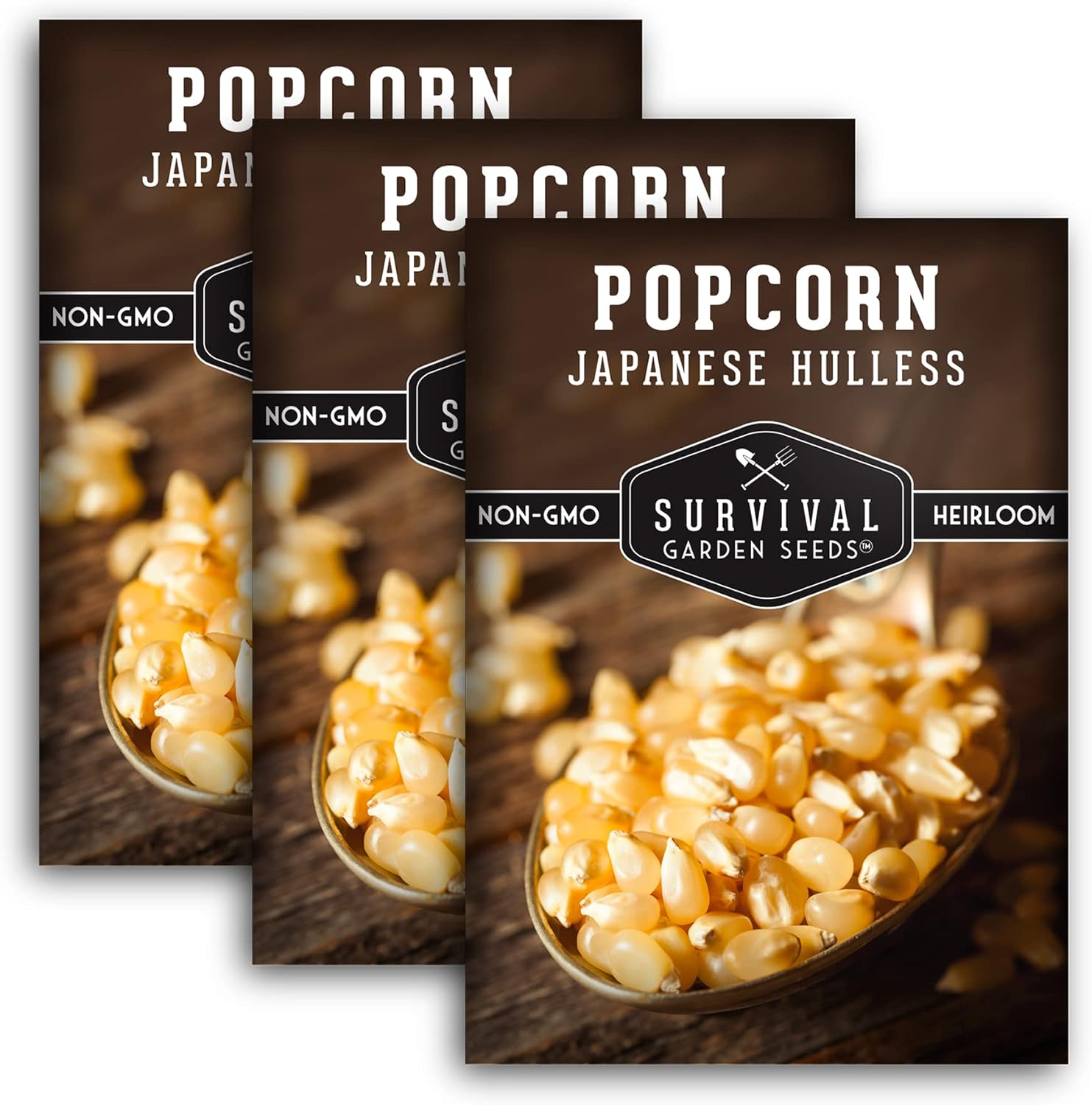 Amazon.com : Survival Garden Seeds - Japanese Hulless Popcorn Seed for ...
