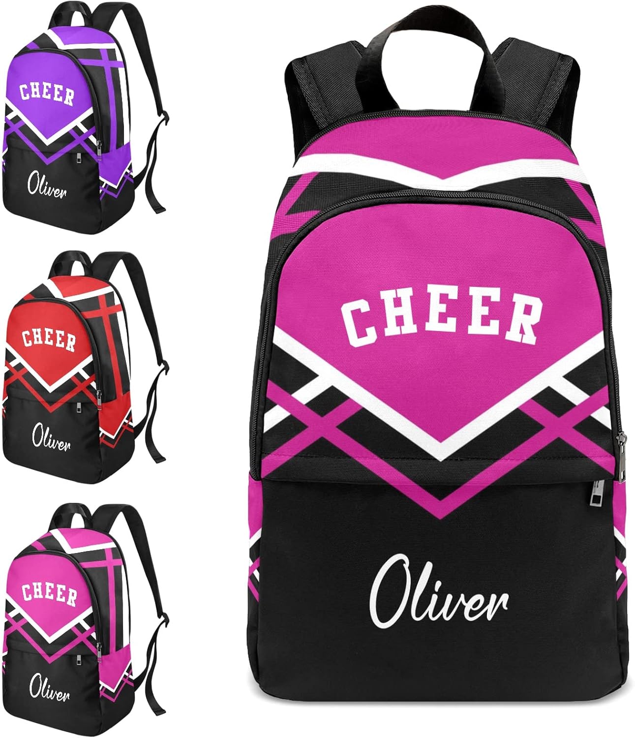Amazon.com: SunFancyCustom Cheer Cheerleaders Rose Red Backpack Casual ...