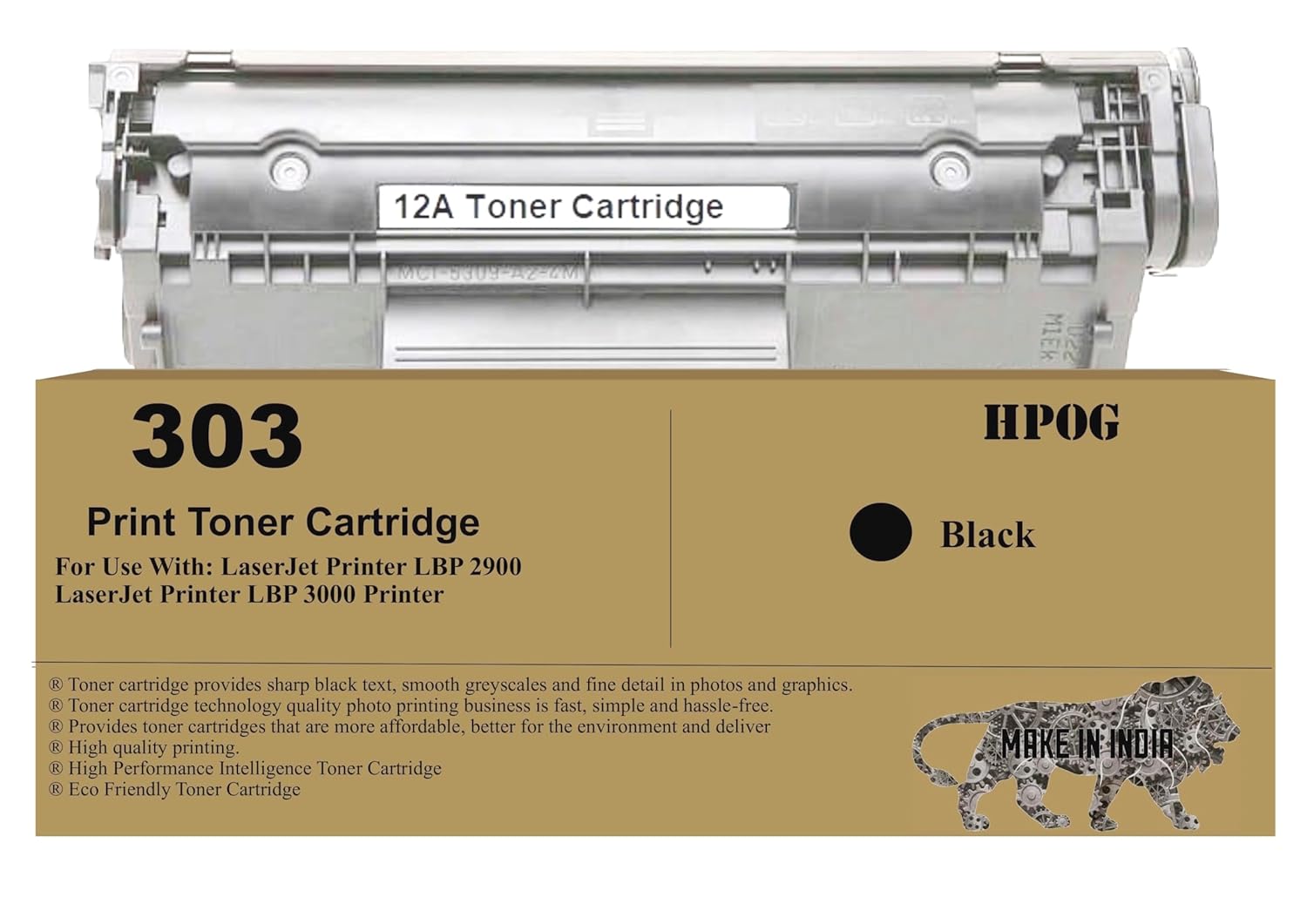 HPOG 303 Compatible for Canon 303/703 / 103 CRG 303 Toner Cartridge for ...