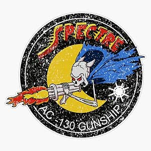 Amazon.com - Vietnam Veteran AC-130 Military Gunship Ghost Aerial ...
