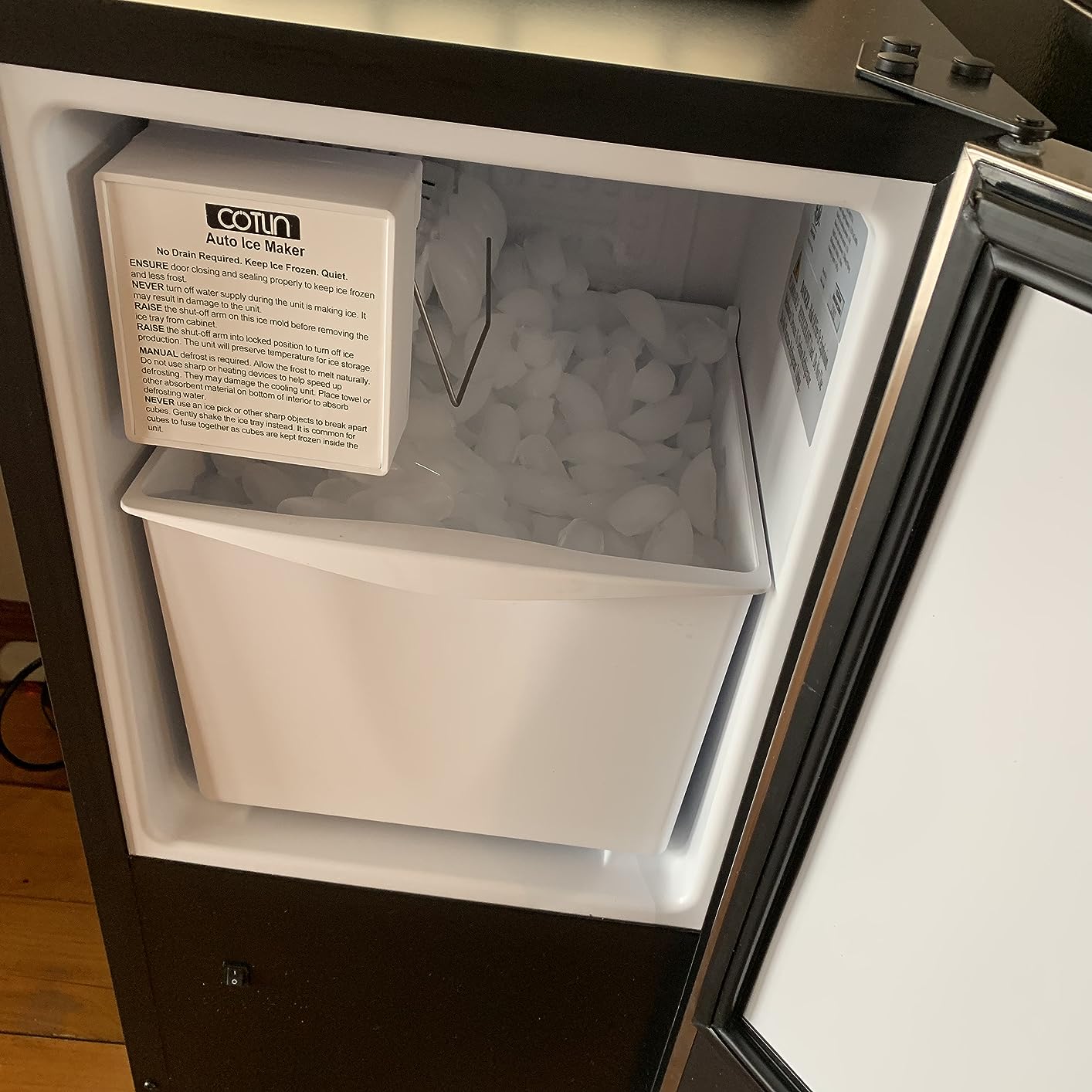 $32/mo - Finance 15 Inch Built-in Under Counter Ice Maker Machine with ...