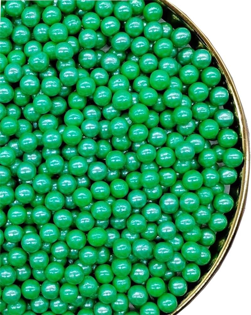 Amazon.com: Dark Green Sprinkles Edible Pearls,Cake Sprinkles 130g 4 ...