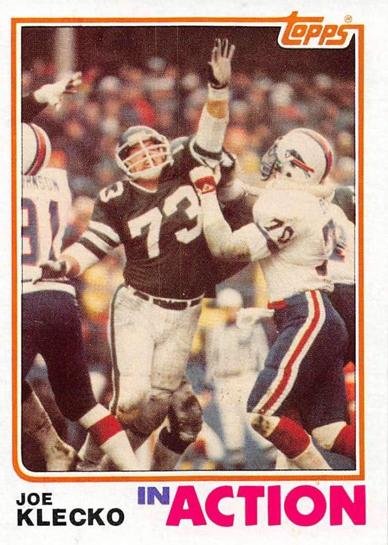 Amazon.com: Football NFL 1982 Topps #172 Joe Klecko IA NM NY Jets ...