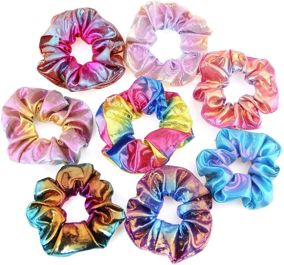 Amazon.com : 12 Pcs Scrunchies for Girls, Cute Bulk Hair Scrunchies ...