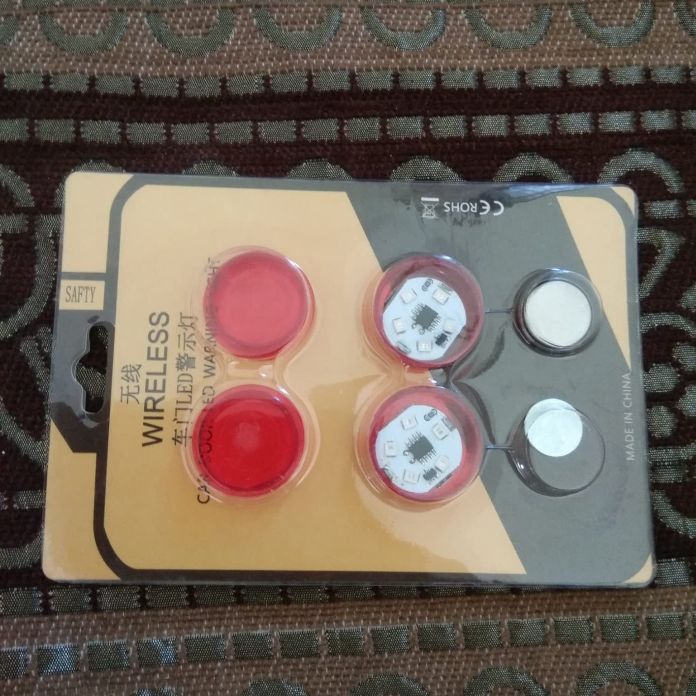 Air Wink® Waterproof 5 LED Wireless Car Door Warning Open Lights ...