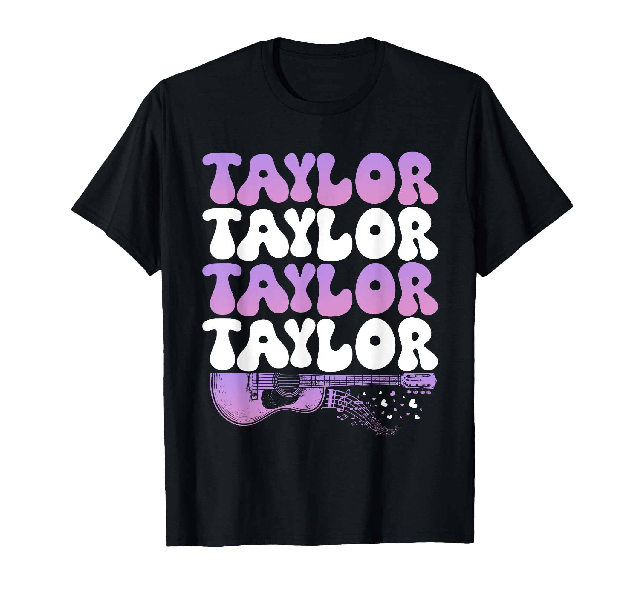 Amazon.com: Girl Retro Taylor First Name Personalized Groovy 80's T ...