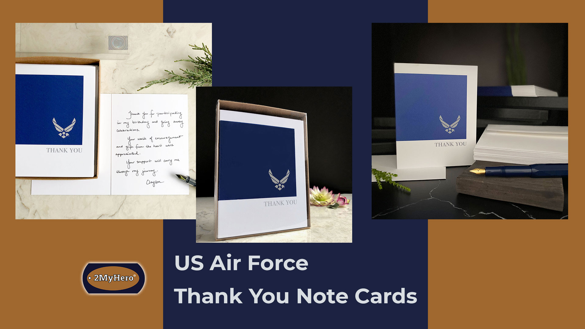 Watch US Air Force Classic Thank You Box of 15 Note Cards on Amazon Live