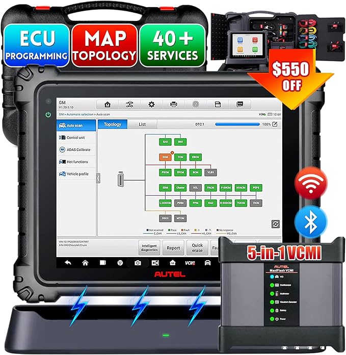 Amazon.com: Autel MaxiSys Ultra Intelligent Diagnostic Scanner, 2024 MSULTRA Upgraded of MS919 ...