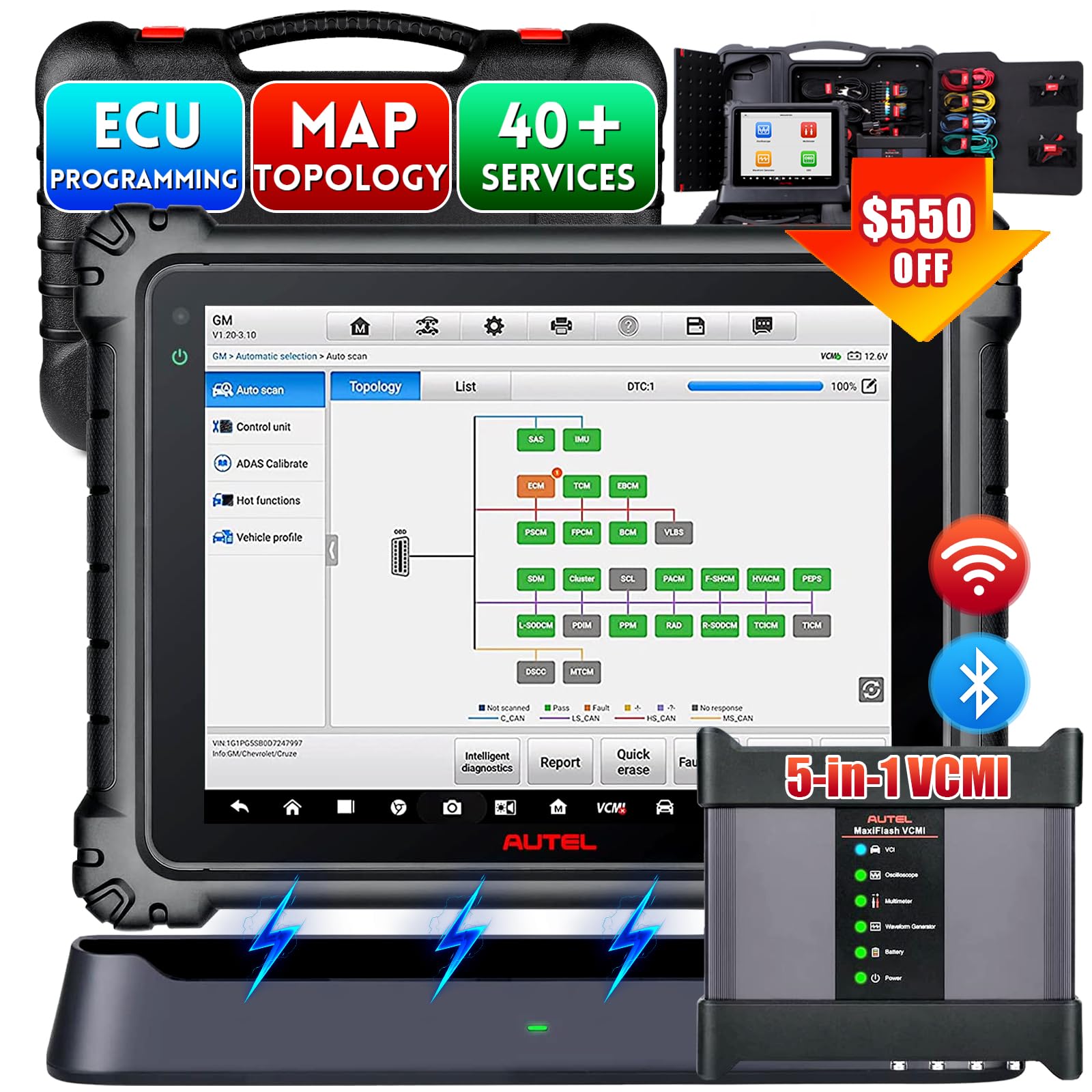 Buy AutelMaxiSys Ultra Intelligent Diagnostic Scanner，2023 MSULTRA ...
