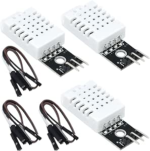 Amazon.com: MTDELE 3Pcs DHT22 Digital Temperature and Humidity Sensor ...