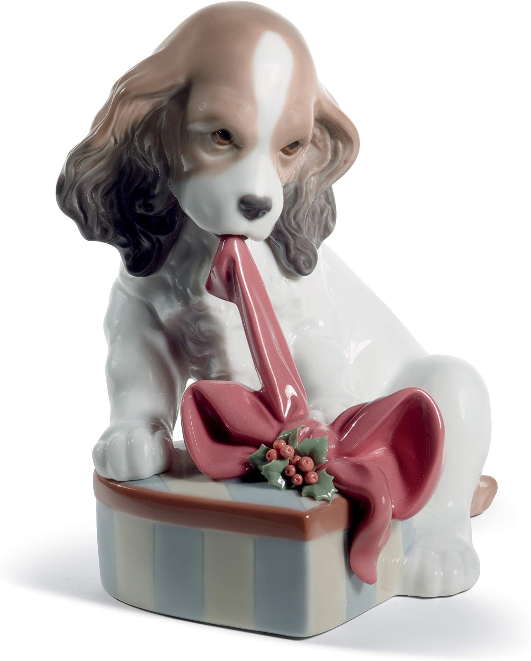 Amazon.com: LLADRÓ Christmas Tree Figurine. Porcelain Christmas Tree ...