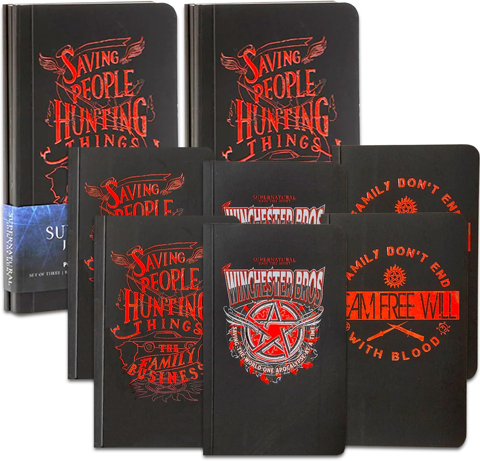 Amazon.com: Warner Bros Supernatural Journal Set - Supernatural Party ...