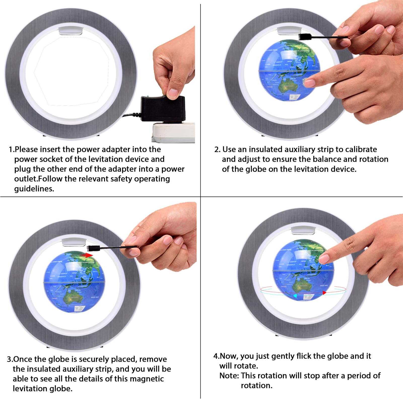 Personalized Levitating Globe