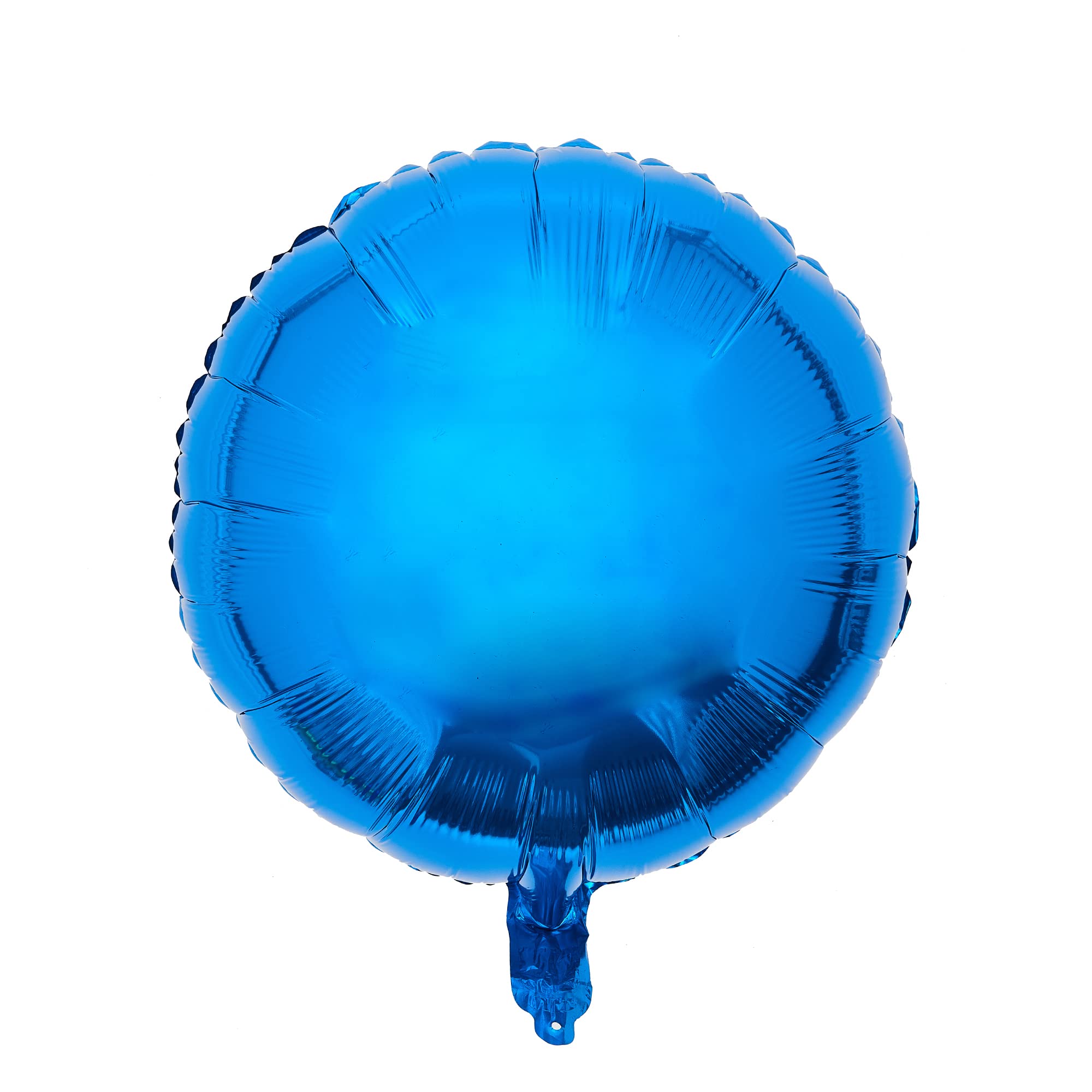 Blue Round Mylar Balloon