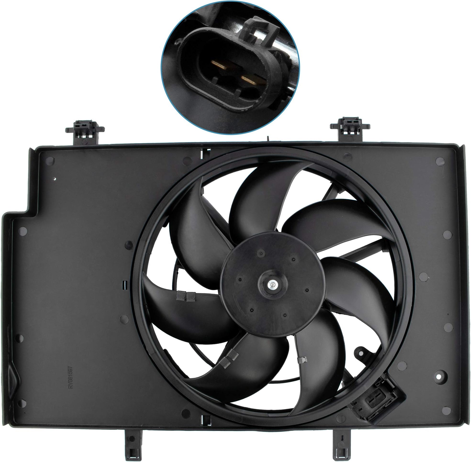 Amazon.com: TYC 620100 Cooling Fan Assembly Compatible with 1995-2004 ...