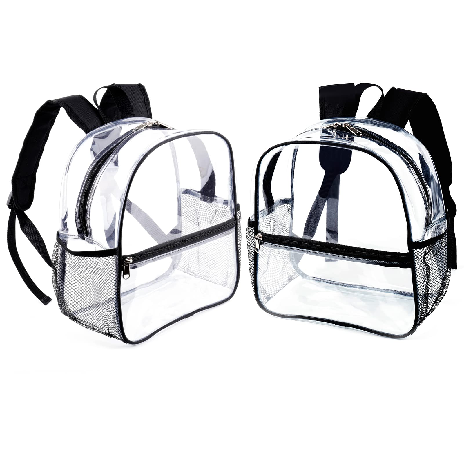 Fomaris Small Clear Backpack 12x12x6 Stadium Approved Clear Backpacks ...